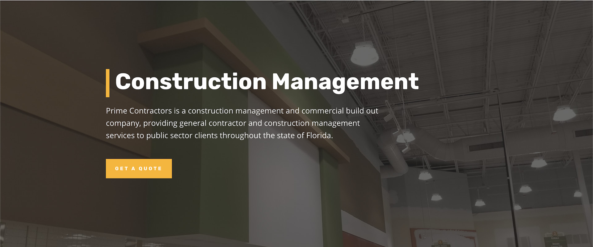 Construction Management Services | Prime Contractors